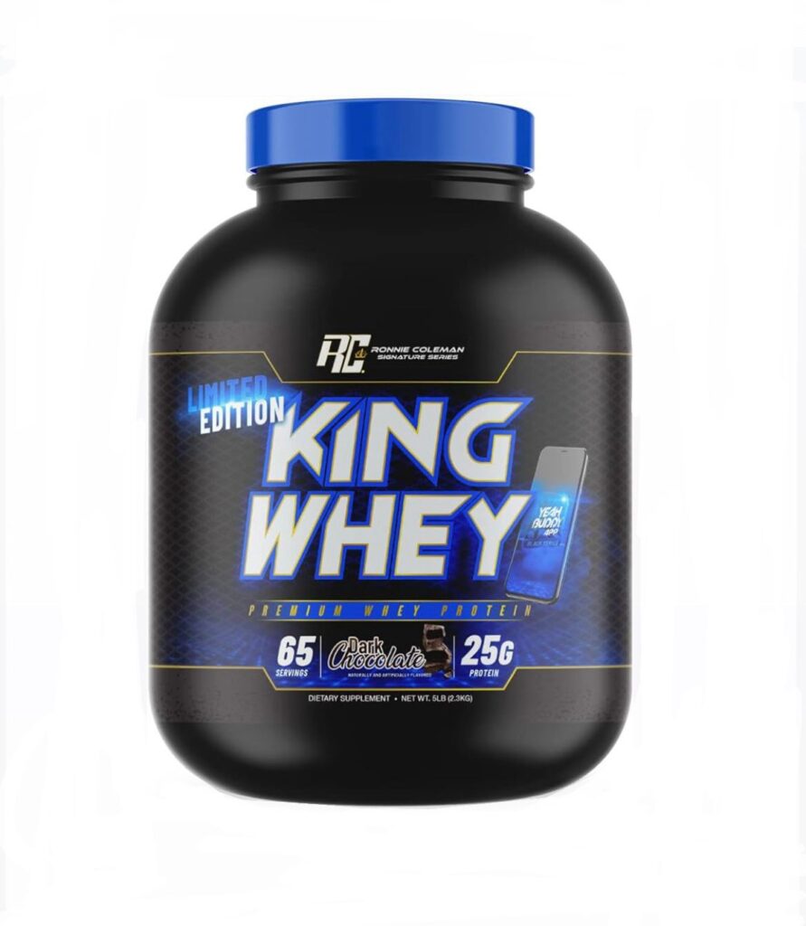 Ronnie Coleman King Whey Premium Protein 5lbs – BLACK Edition – No ...